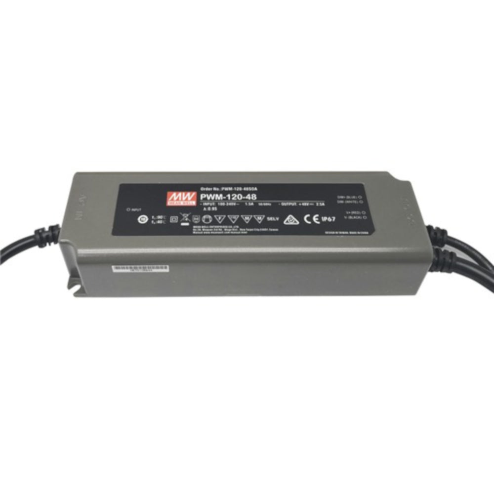 Mean Well 48V 120W AC DC constant voltage LED power supply PWM output – Bourne Electronics