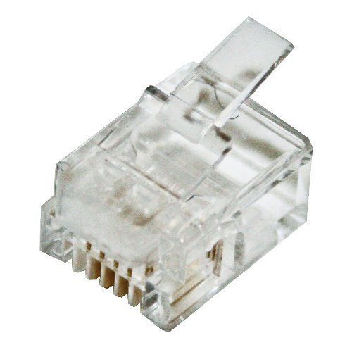 Cabac 0688FST-X Modular Plug RJ45 8P8C C5E Flat Stranded UTP ACA Appro ...