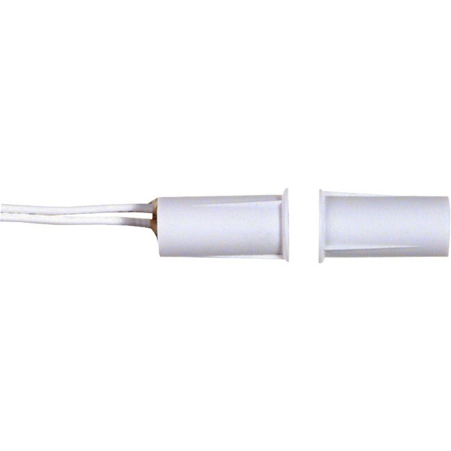 NESS 100-094 Stubby Flush Mount 9.5mm Diameter Reed Switch White ...