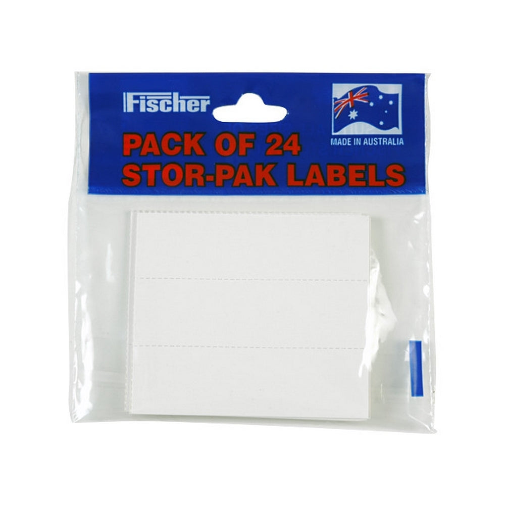 FISCHER PLASTIC Pack 24 Stor-Pak Bin Labels – Bourne Electronics
