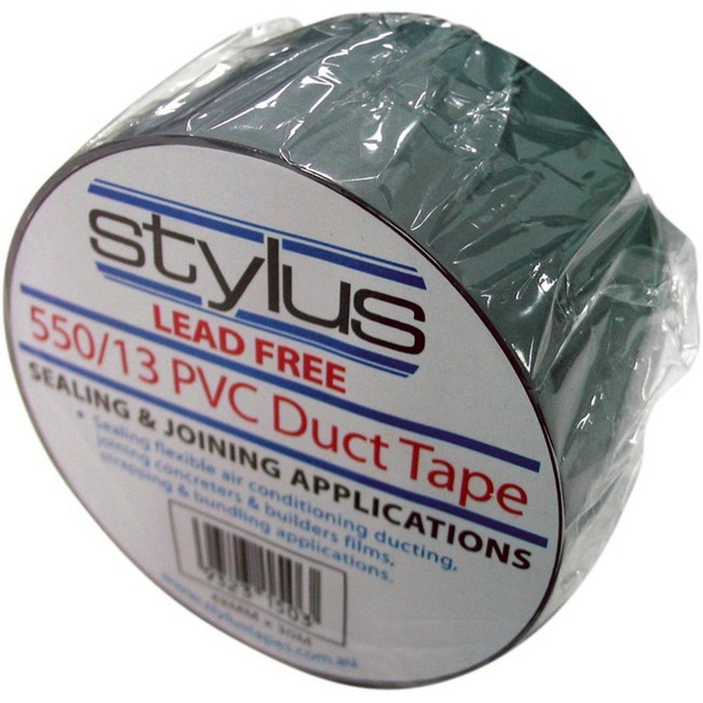 STYLUS Lead free Silver Heavy Duty PVC Duct Tape Sealing & Joining App ...