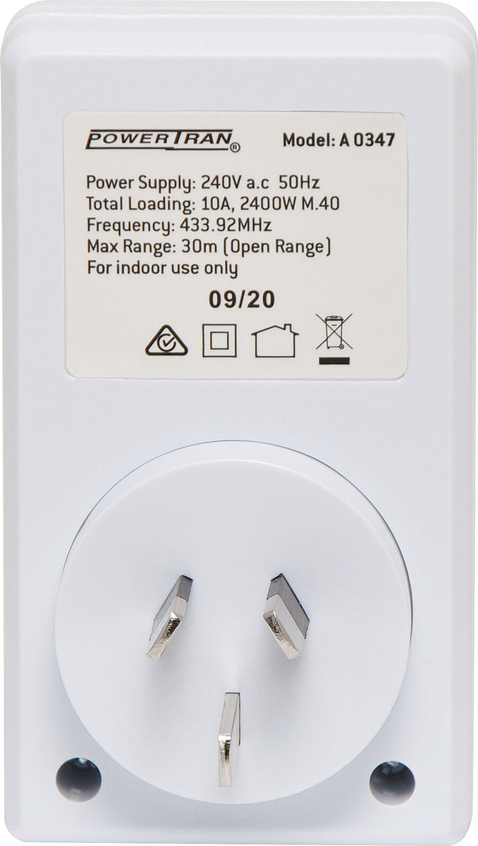 Powertran Extra Mains Operated Switch For A0346 – Bourne Electronics