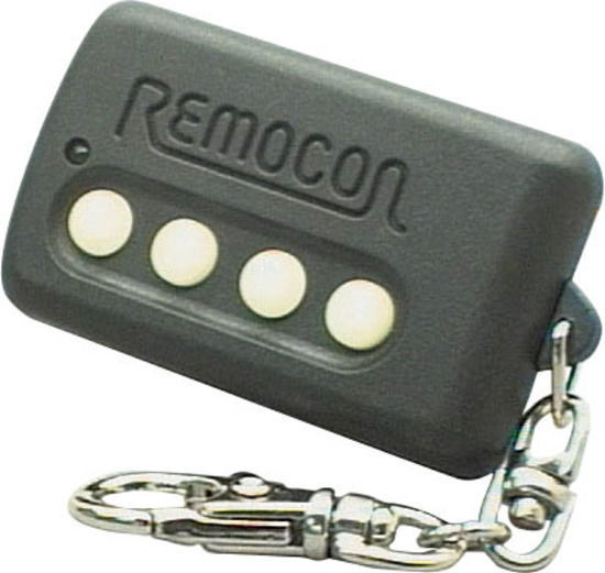 Remocon UHF 4 Key Programmable Buttons with Handy Key Ring Remote Lear ...
