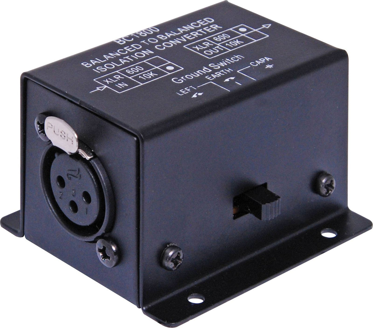 Redback Line Isolation Transformer 600ohm to 600ohm XLR for balancing ...