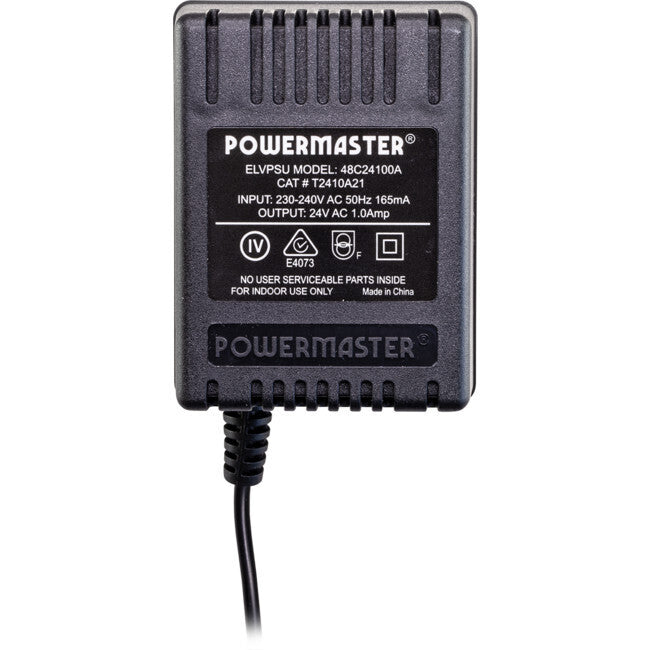 Powermaster 24VAC 1Amp AC Power Supply Adaptor 2.1mm Plug Black ...