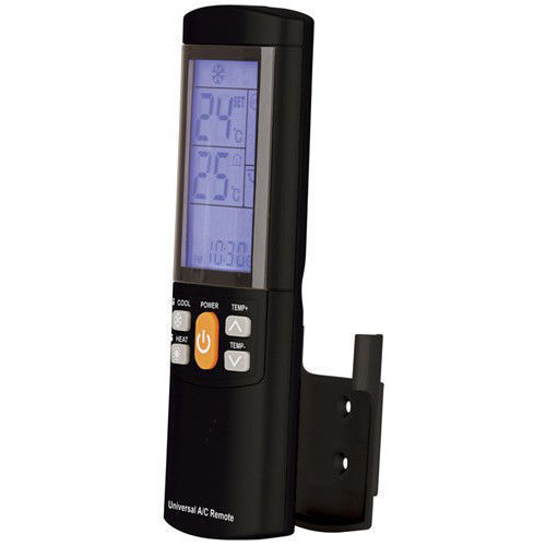 Universal Remote Control for Air Conditioners with Backlit LCD Cradle ...