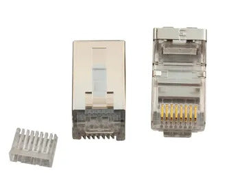 Cabac High Quality Modular Plug RJ45 8P8C Cat6 2 Piece STP 50 Pack ...