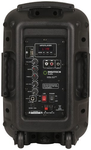 Digitech 8 Inch Rechargeable PA Speaker with Bluetooth Technology ...