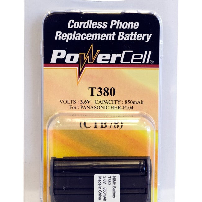 Powercell T380 CTB78 Cordless Phone Battery suits Panasonic HHRP104 ...