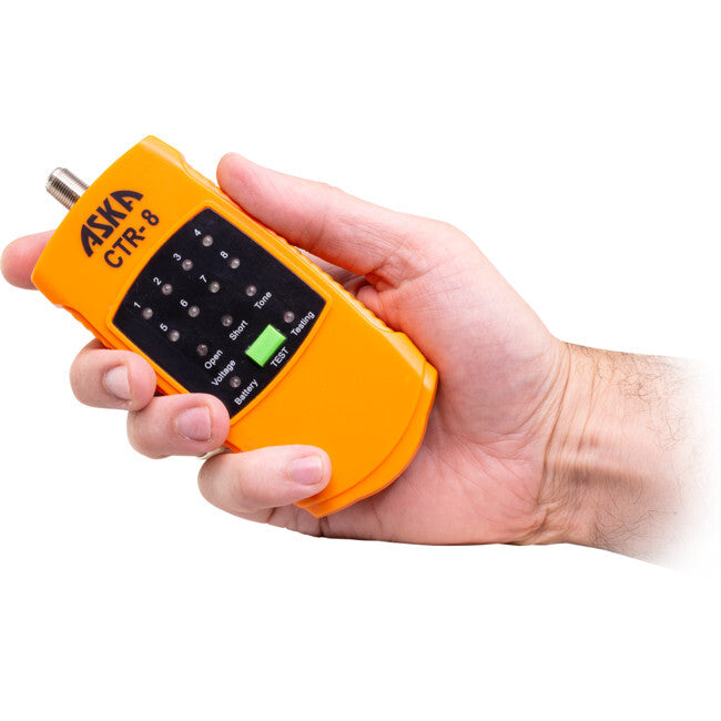 ASKA Coaxial Cable Mapper Locator Kit with Eight Terminator & Pouch ...