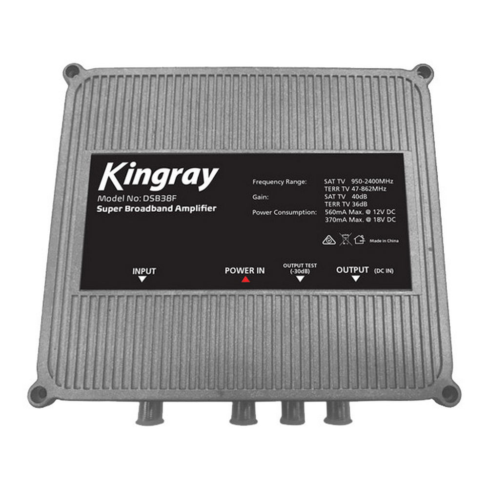 Kingray DSB38F Super Broadband Amplifier Fox App F30977 Satellite for ...