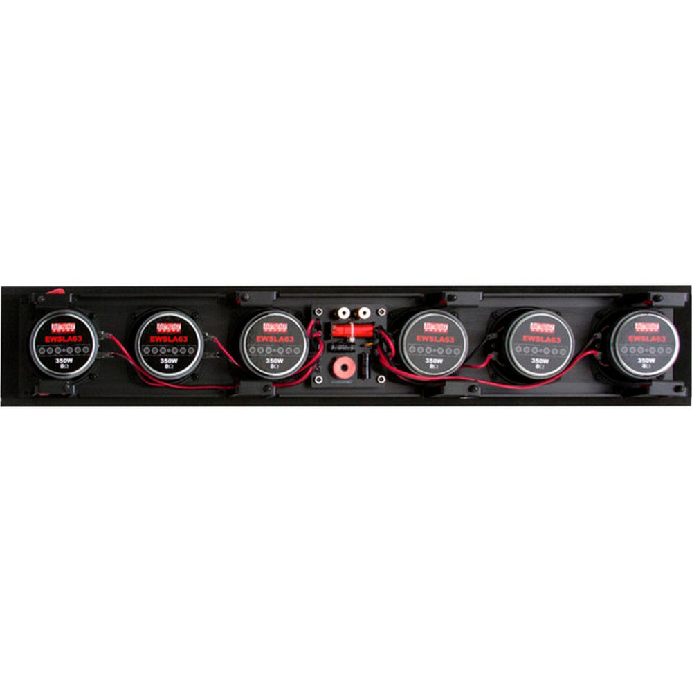 EARTHQUAKE In-Wall Line Array LCR Speaker Edgeless Low Mass Poly Cone ...