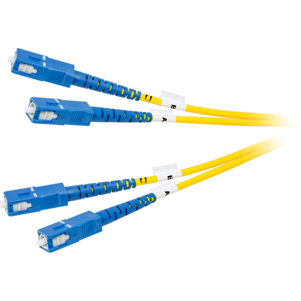 Pro.2 SC Connector SM Duplex OS2 Fibre Optic Patch Cable SC-UPC to SC ...