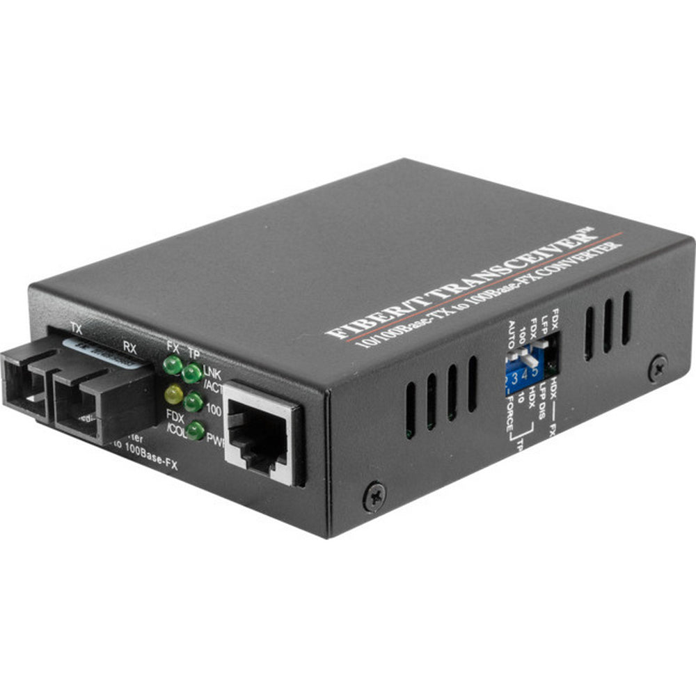 Fibre Media Converter 100MB Speed SM Dual Fibre SC 20km Supports LFP F ...