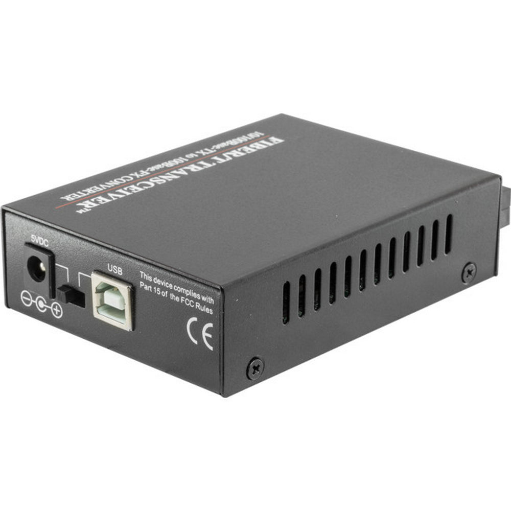 Fibre Media Converter 100MB Speed SM Dual Fibre SC 20km Supports LFP F ...