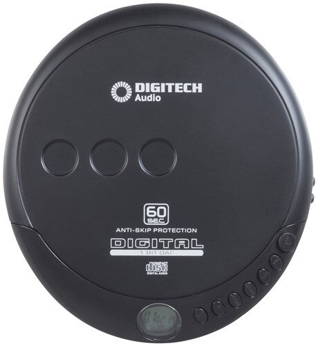 Digitech Portable CD Player with 60 sec Anti-Shock Protection Includes ...