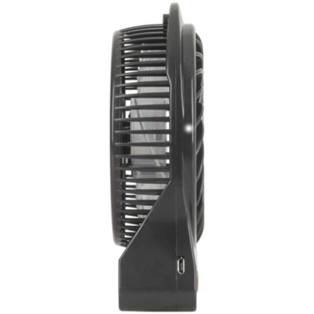 Katabat Mini USB Portable and Rechargeable 3 Speed Fan with LED Light ...