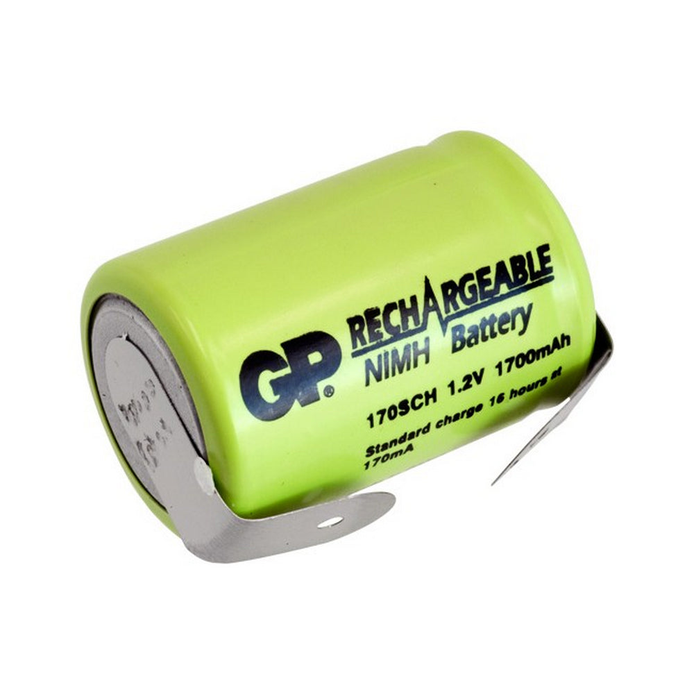 GP 1.2V 2000mAh NiMH SUB C with Tags Rechargeable Battery – Bourne ...