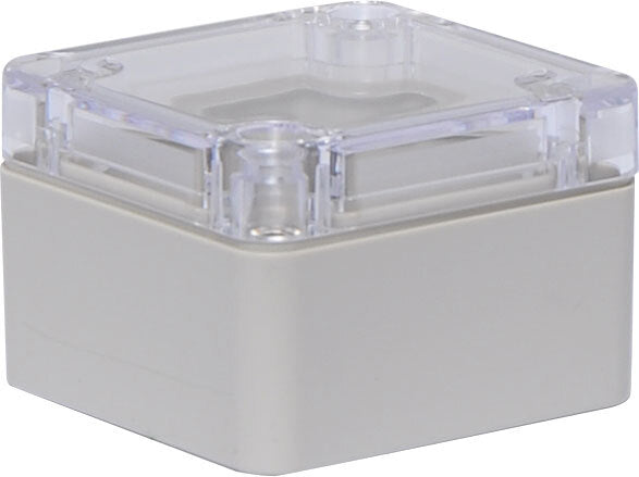 Ritec 52x50x35mm ABS Sealed Box With Clear Lid with Moulded PCB Mounti ...