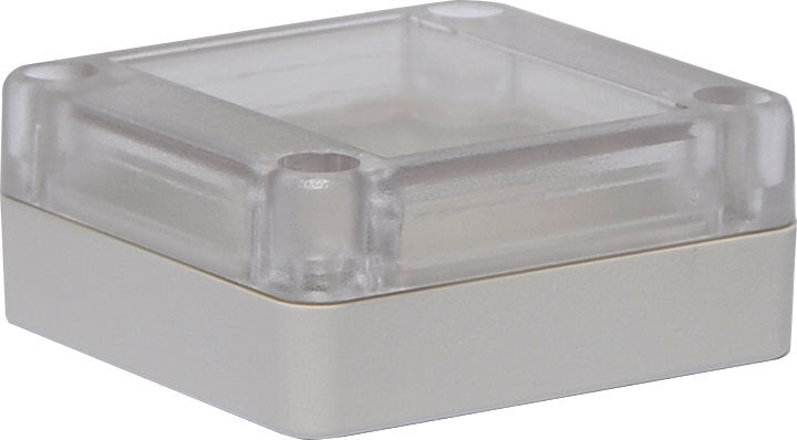 Ritec 65x60x28mm ABS Sealed Box With Clear Lid with Neoprene Lid Seali ...