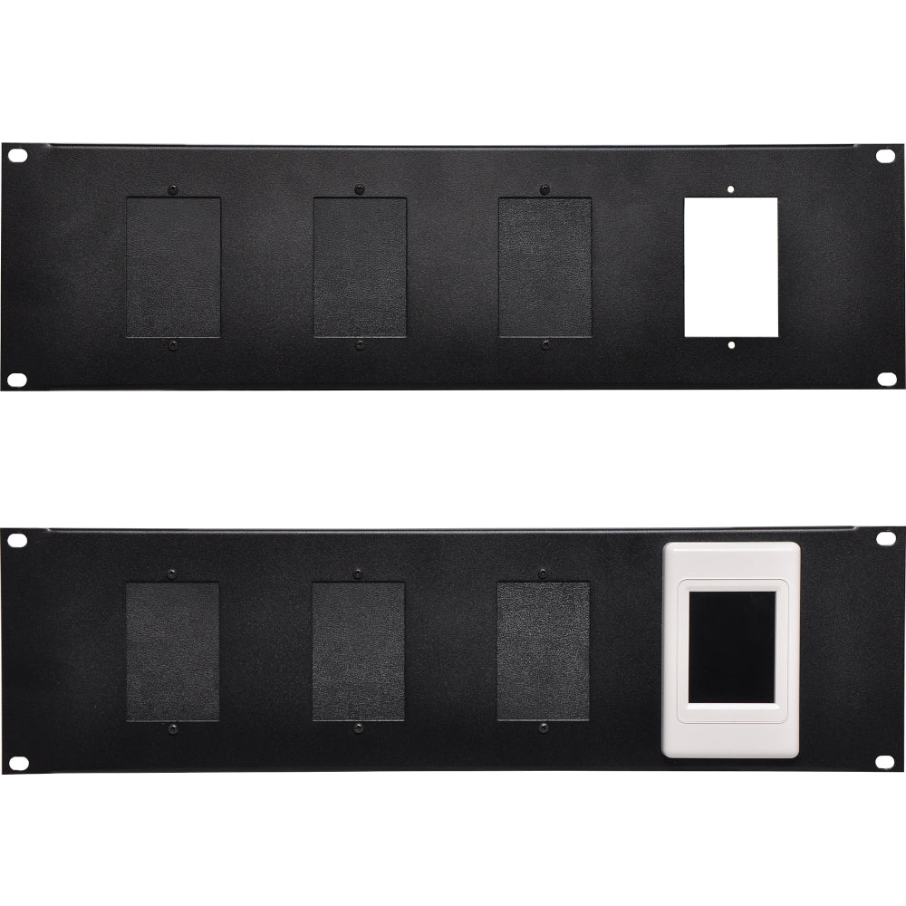 Ziprack 3U 4 Wall Plate 19inch Rack Mount Panel – Bourne Electronics