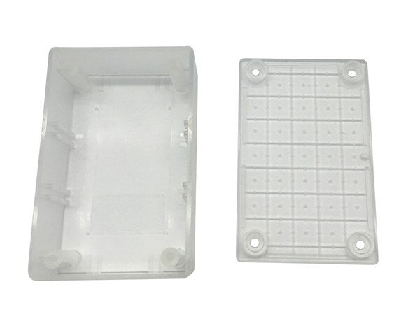 Jiffy Box ABS plastic Clear 83 x 54 x 31mm – Bourne Electronics
