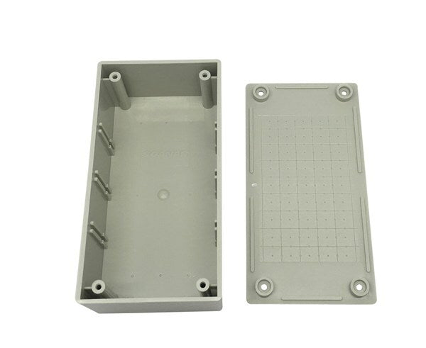 Grey Jiffy Box ABS Plastic 130 x 68 x 44mm – Bourne Electronics