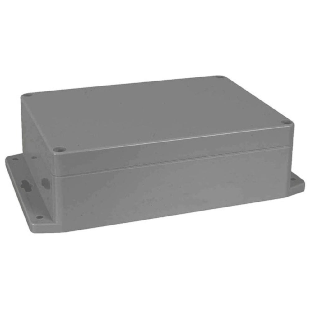 Dark Grey Enclosure with Mounting Flange - 171(W) x 121(D) x 55(H)mm ...