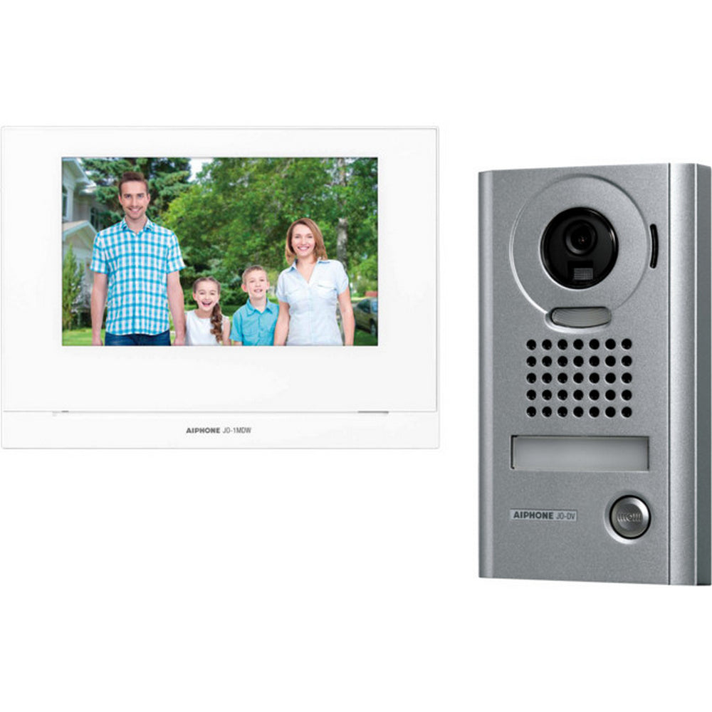 AIPHONE JOS1VW 7inch Wireless Video Intercom Kit with JO1MDW & JODV ...