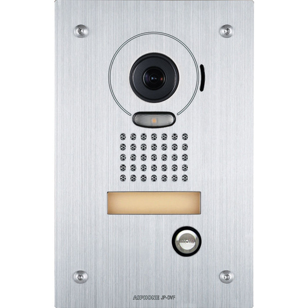 AIPHONE JPDVF Stainless Steel Flush Mount Video Door Station JP Series ...