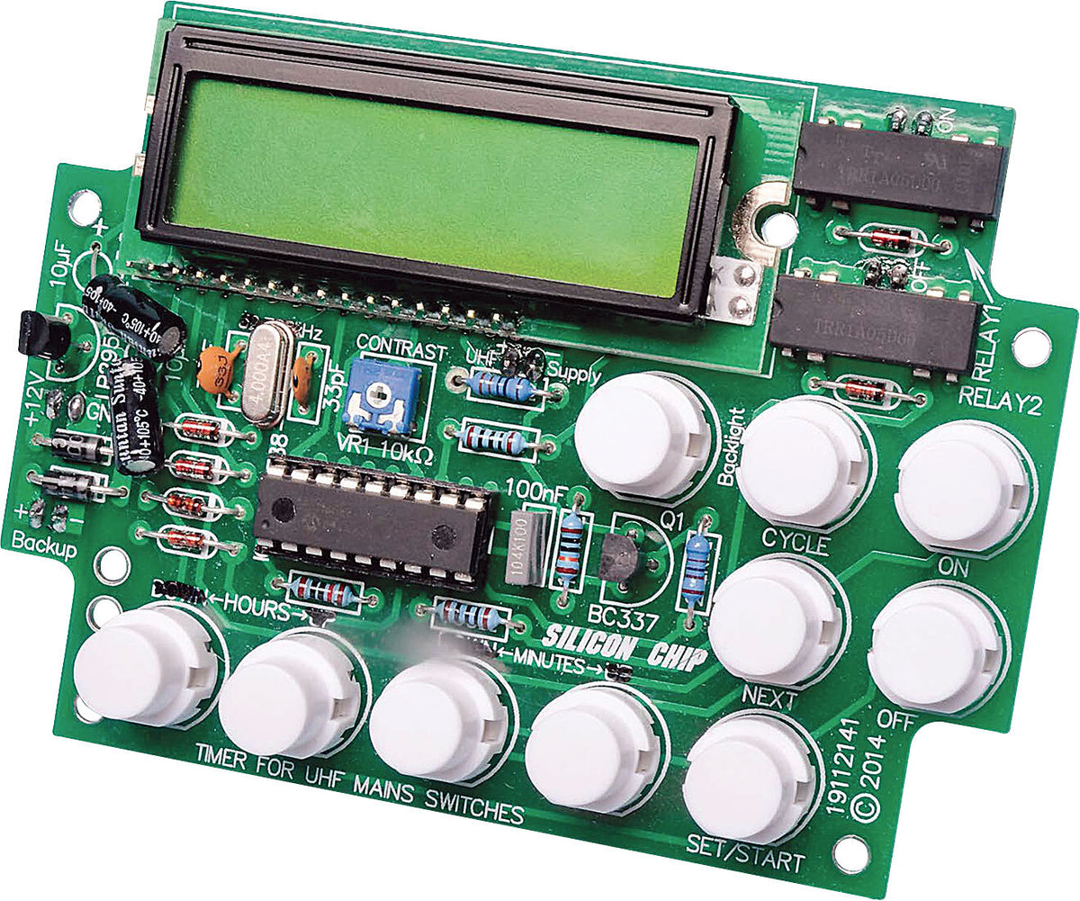 Siliconchip Programmable Remote Control Mains Switch Kit for Lights On ...