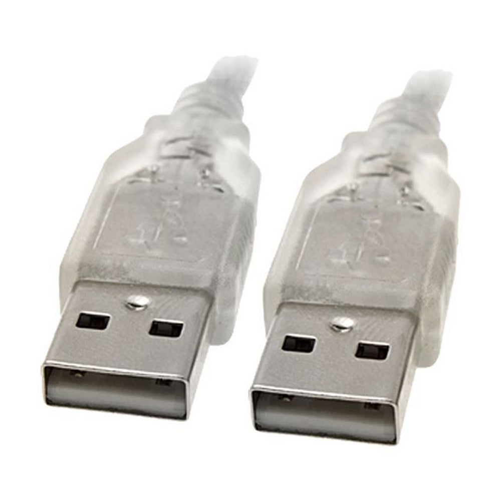 Pro.2 USB2.0 Transparant USB-A Male Plug To USB-A Male Plug Lead 3m ...