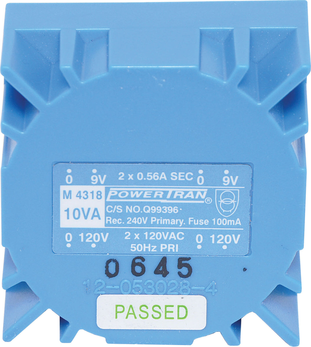 Powertran 9 Plus 9V PCB 10VA Toroidal Transformer – Bourne Electronics