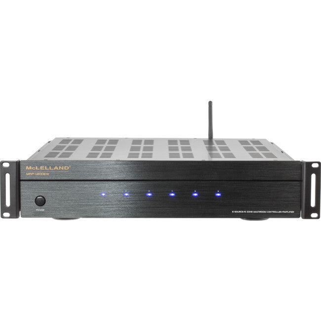 MCLELLAND MAP1200EW 6 Zone Audio Distribution Amplifier with IR Remote ...