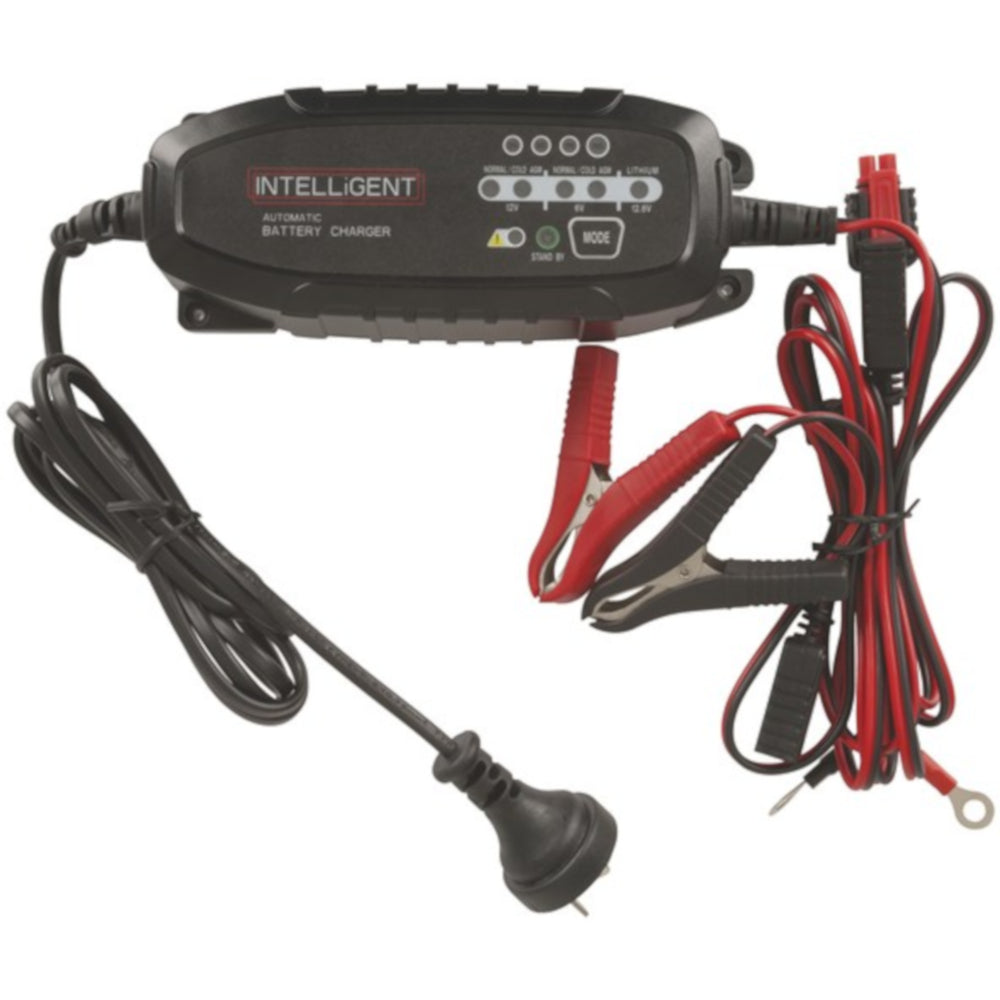 Powertech 6V &12V 1.5A Intelligent 8 Step Lead Acid Lithium AGM Batter ...