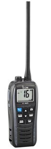 Icom 5W IC-M25 Waterproof & Auto Scan Floating VHF Lithium Ion Marine ...