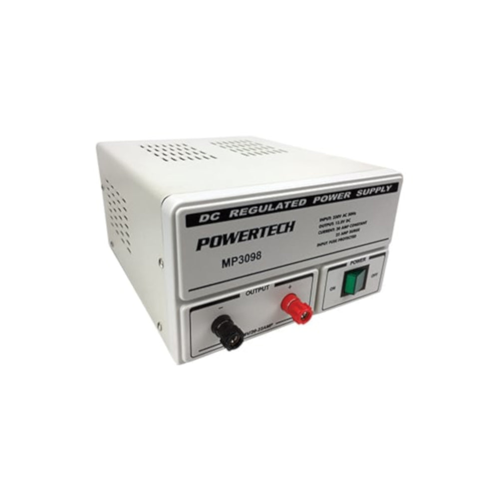 Powertech 13.8 VDC 20A Laboratory Power Supply Input Fuse Protected – Bourne Electronics