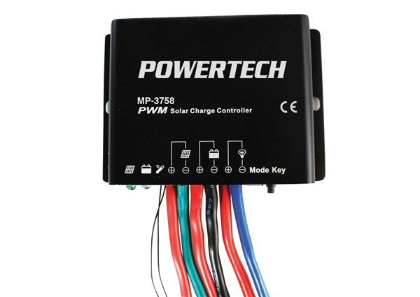 Powertech IP67 Rated 12VDC 24VDC 20A PWM Solar Charge Controller with ...