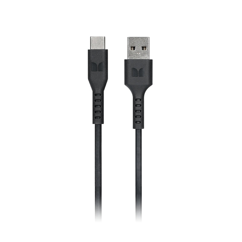 Monster USB-C to USB-A Thermo Plastic Elastometer Cable - Black 1.2m ...