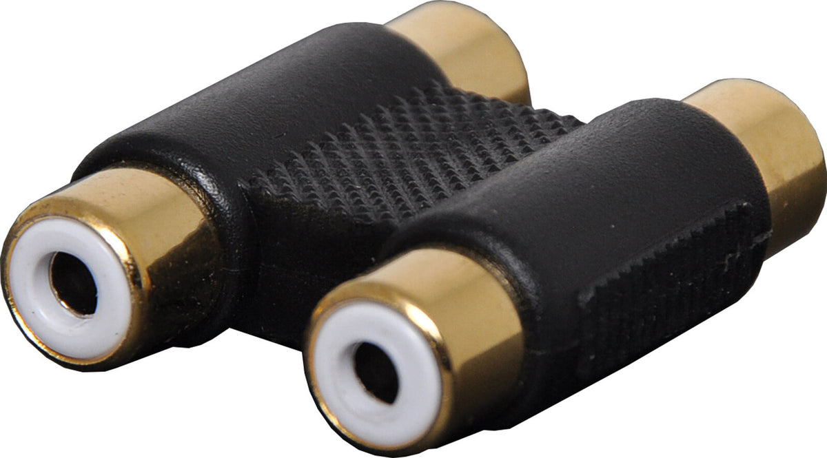 Dynalink 2 RCA Socket To 2 RCA Socket Adapter – Bourne Electronics