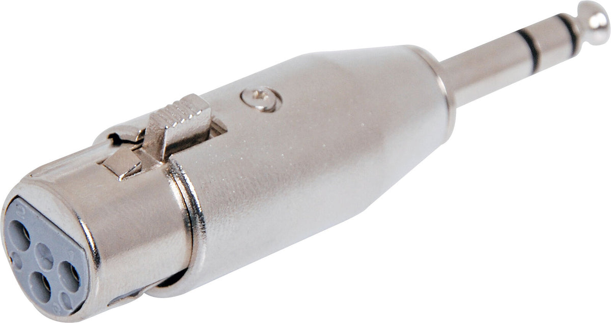 3 Pin Female XLR To 6.35mm TRS Plug Adapter – Bourne Electronics
