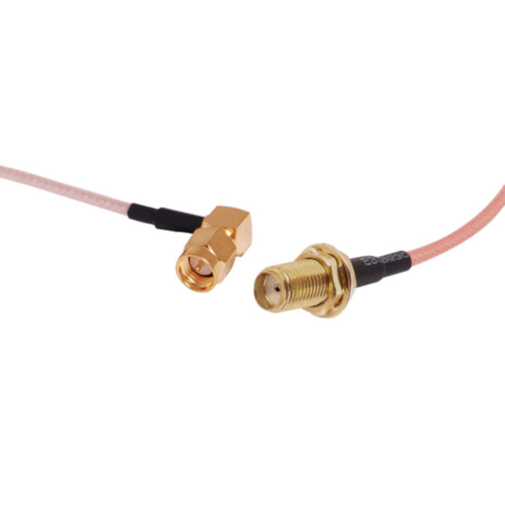 SMA Right Angled Male to SMA Female Lead 1m – Bourne Electronics