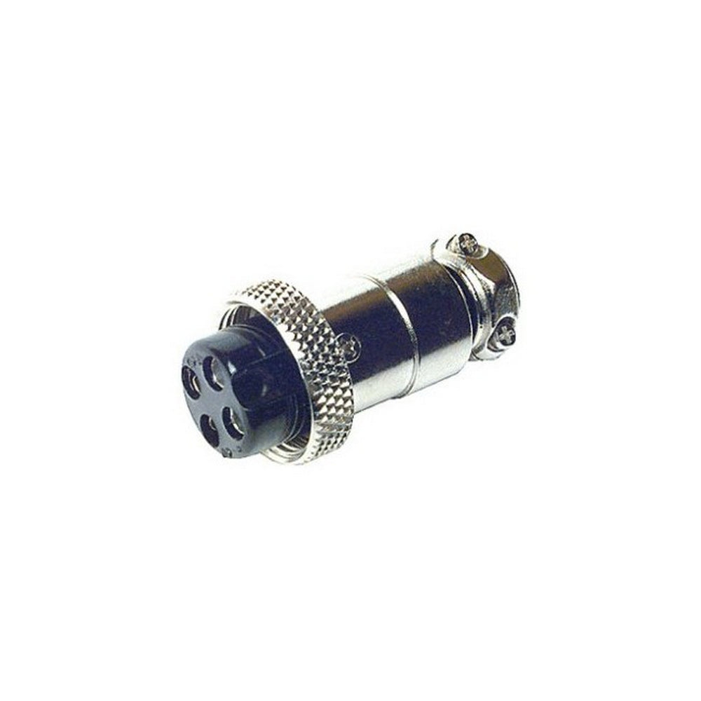 Multi Contact Solder Type Metal Microphone Plugs with Locking Ring and ...