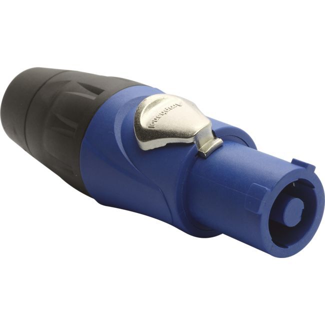 Amphenol 25A 250VAC Powercon Connector Blue Keyed for Power Input ...