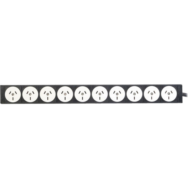 Horizontal Power Rail 16 GPO with Volt Amp Display 1RU Rackmount & The ...