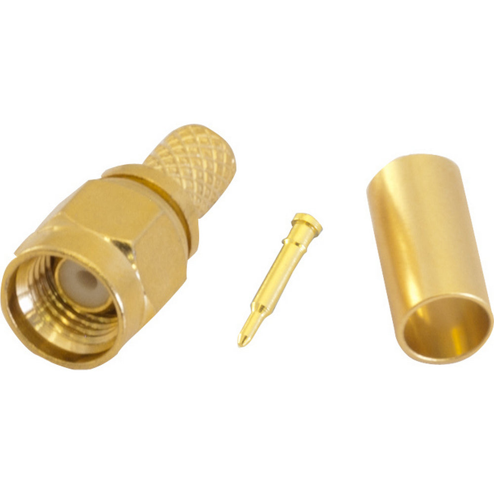 SMA Inline Crimp Plug suits RG58 LL195 Cable – Bourne Electronics