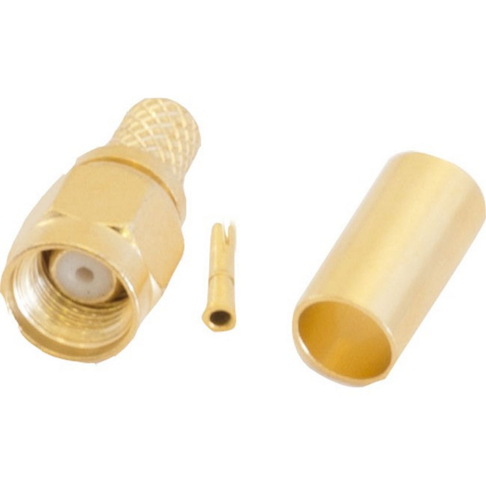 SMA-RP Inline Crimp Plug suits RG58 LL195 Cable – Bourne Electronics