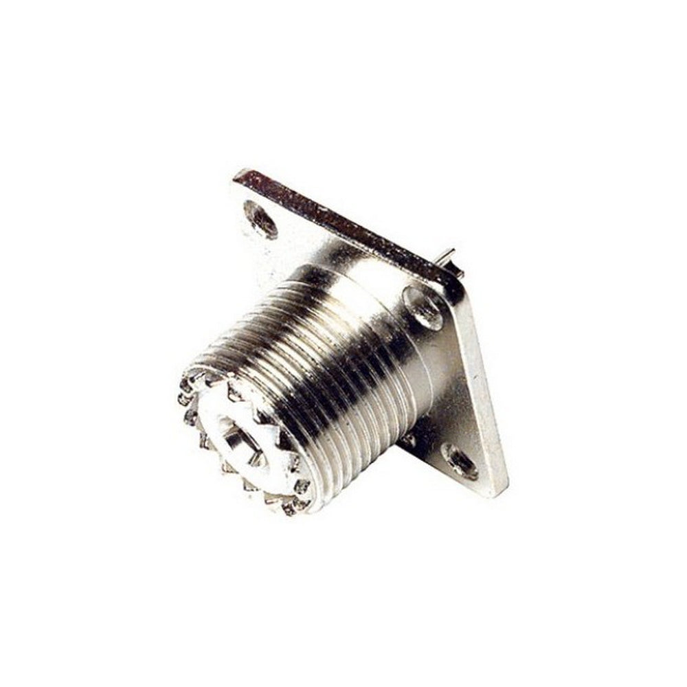 UHF Panel Socket Square Base Solder Type SO239 – Bourne Electronics