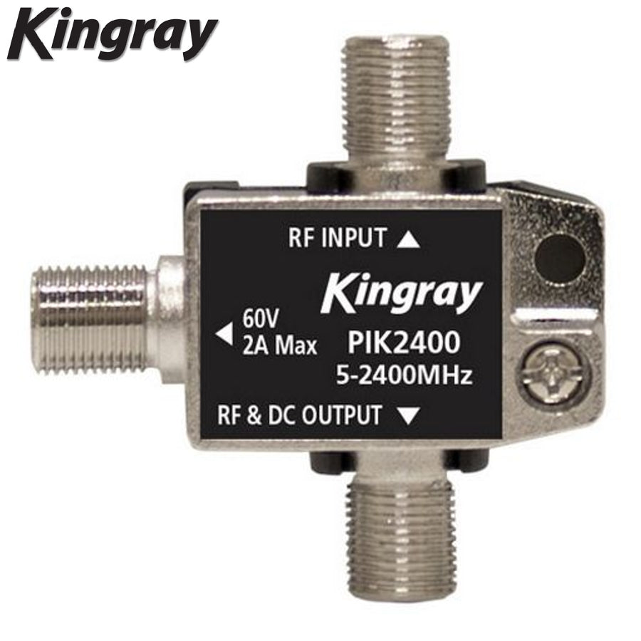 Kingray PIK2400 60V DC 2A Max F-Type Power Injector – Bourne Electronics
