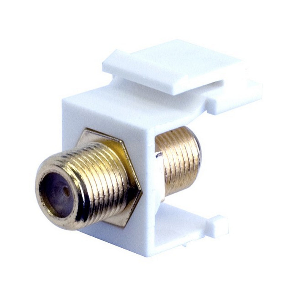 Pro.2 F Socket tp F Socket Gold plated Keystone insert F adaptor ...